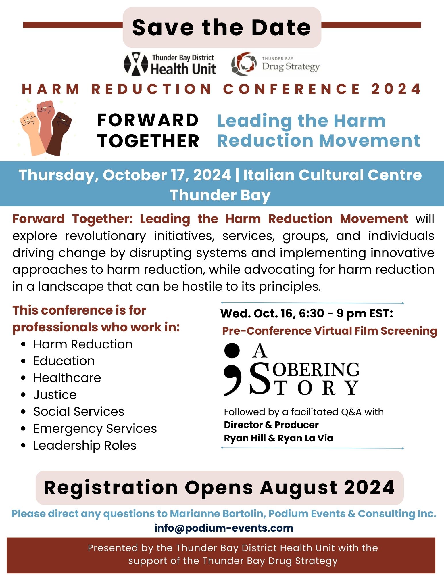 Harm Reduction Conference | Thunder Bay District Health Unit
